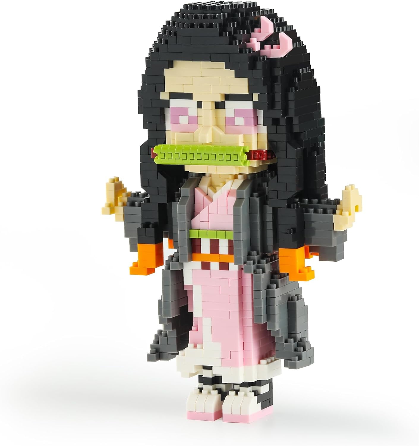 Nezuko Kamado Demon Slayer BrickHeadz - 1162pcs Cute Anime Micro Blocks ...
