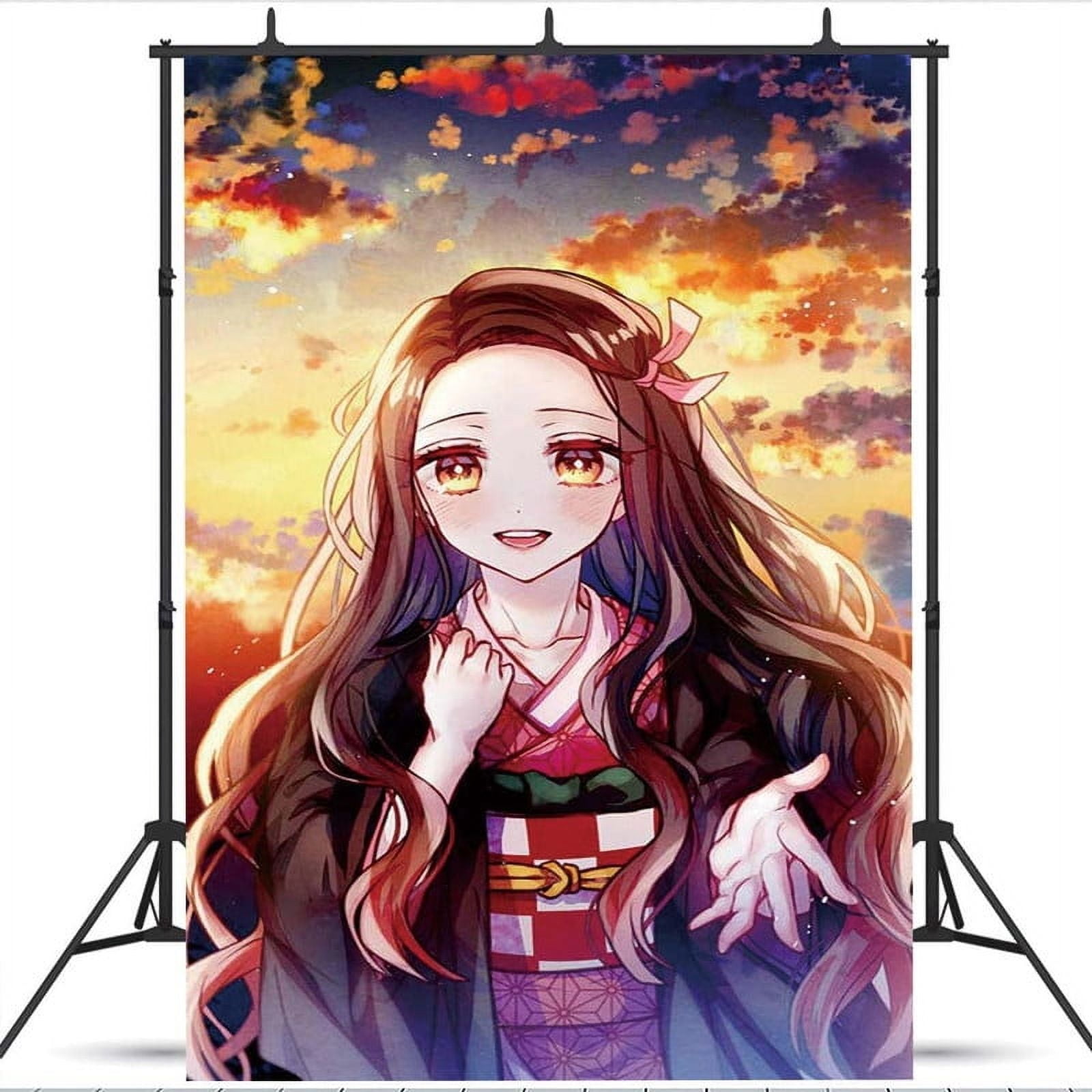 Nezuko Kamado Demon Slayer Taspestry Wall Decor Party Supplies ...