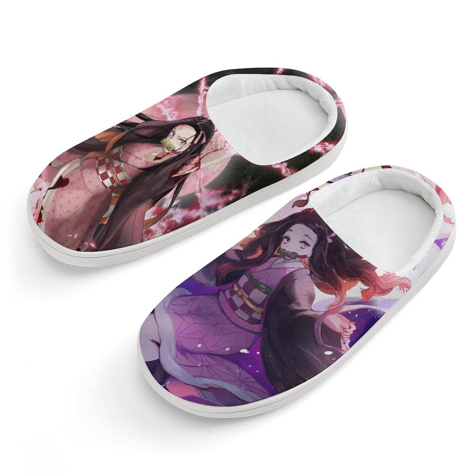 Nezuko Kamado Kids Cotton Slippers Slip-on Indoor Memory Foam House ...