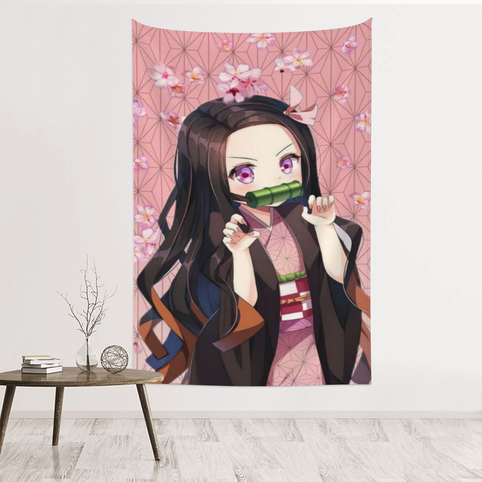 Nezuko Tapestry Aesthetic Wall Hanging for Living Room Bedroom Art ...