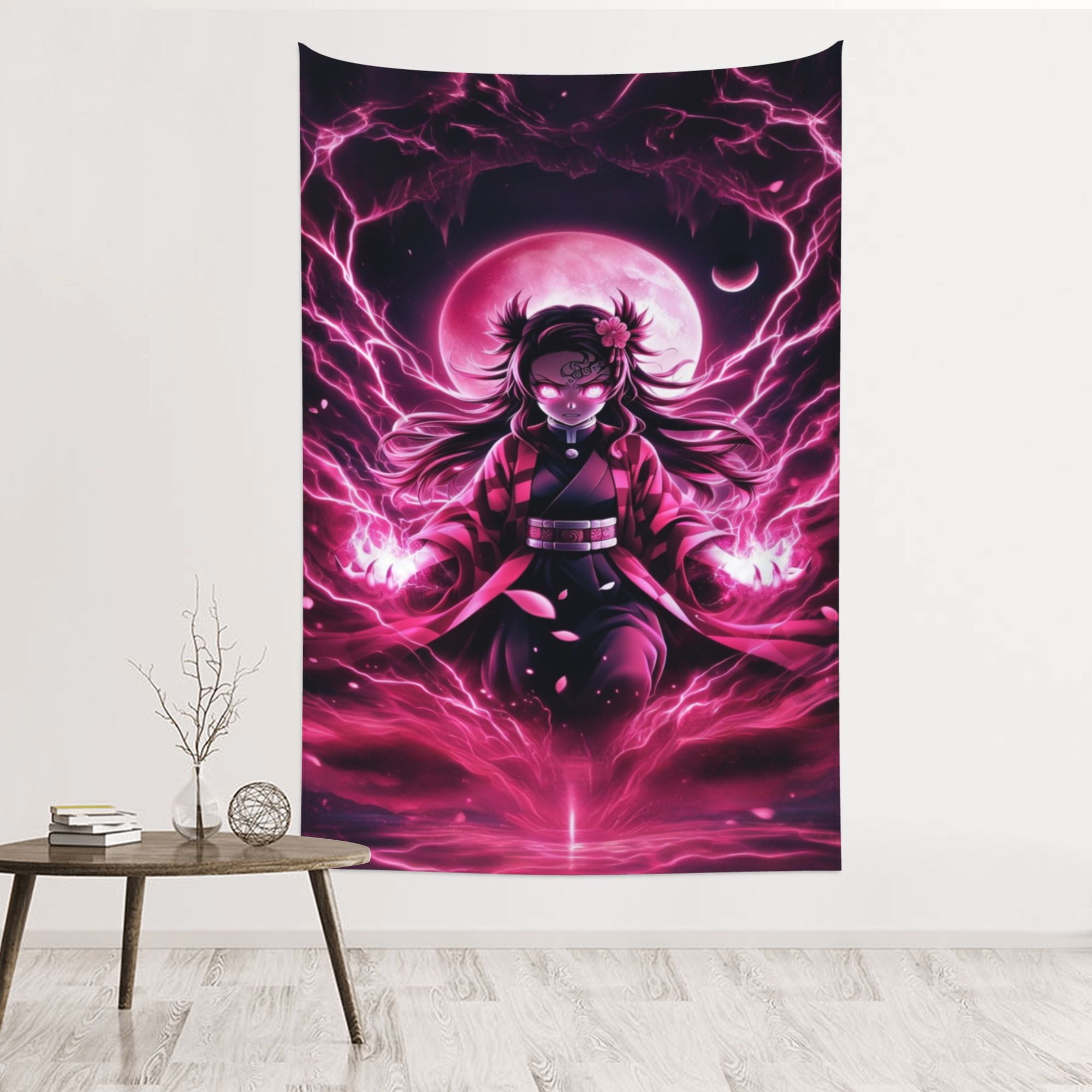 Nezuko Tapestry Aesthetic Wall Hanging for Living Room Bedroom Art ...