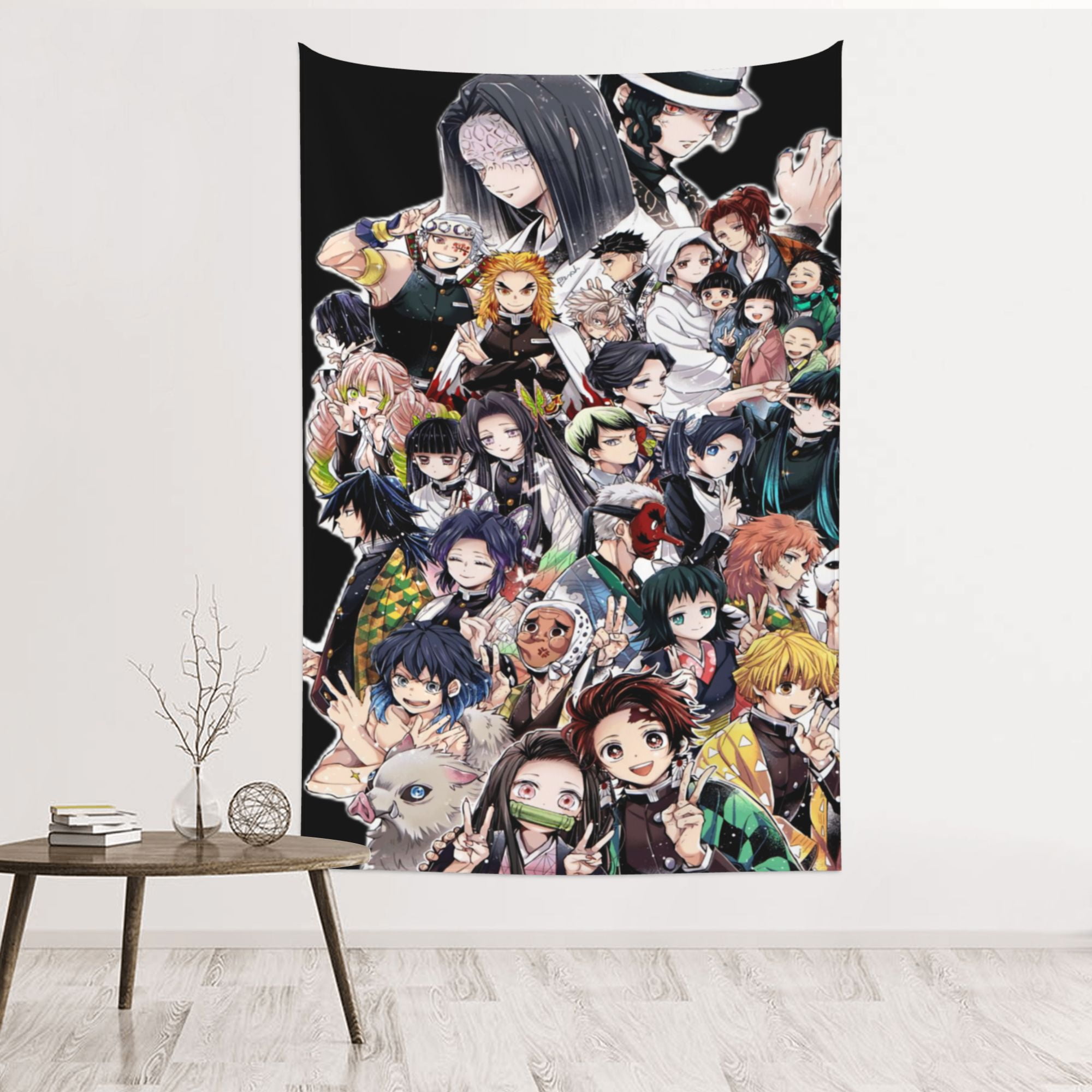 Nezuko Tapestry Aesthetic Wall Hanging for Living Room Bedroom Art ...