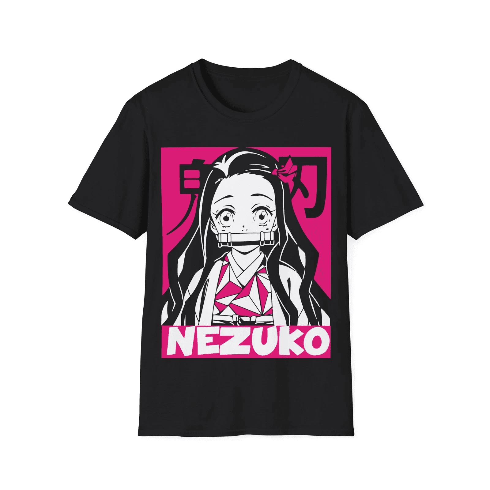 Nezuko Tee, Demon Slayer Anime Shirt, Japanese Manga Graphic Top ...