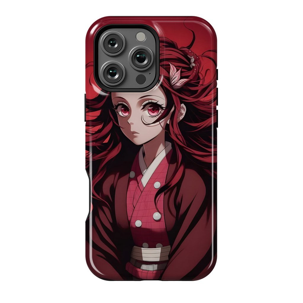 Nezuko Tough Case Anime Demon Slayer for Your iPhone 11-17 Series ...