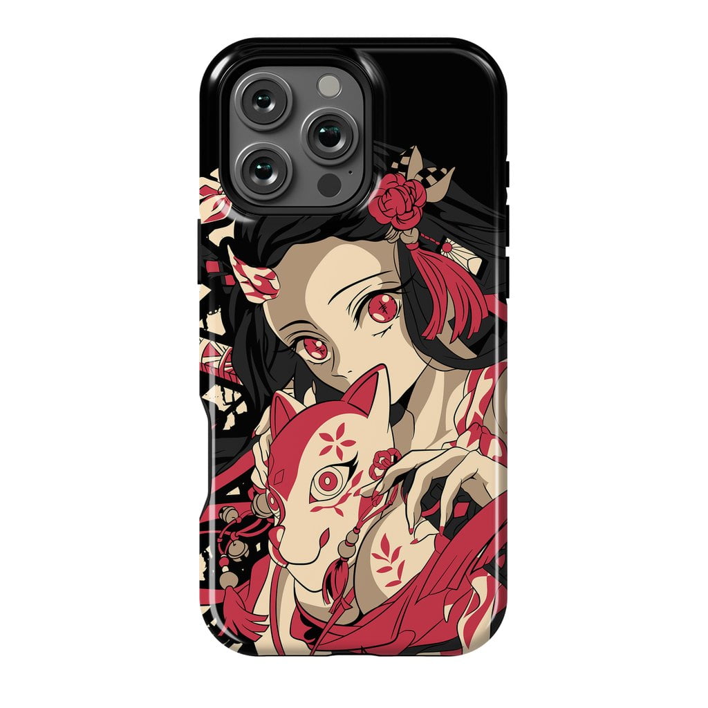 Nezuko Tough Case Anime Demon Slayer for Your iPhone 11-17 Series ...