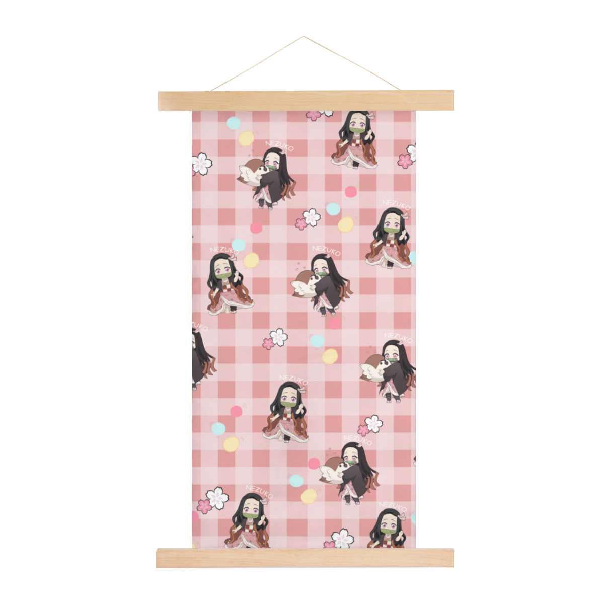 Nezuko Wall Decor Decorative Art Wall Roll Wall Hanging Picture Roll ...