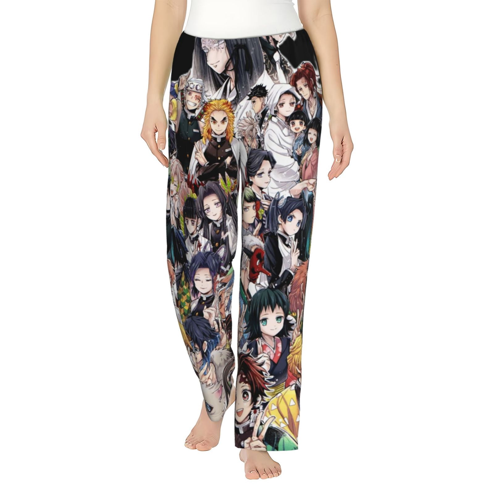 Nezuko Women's Pajama Pants Ultra Soft Comfy Sleep Lounge Pants Cartoon ...
