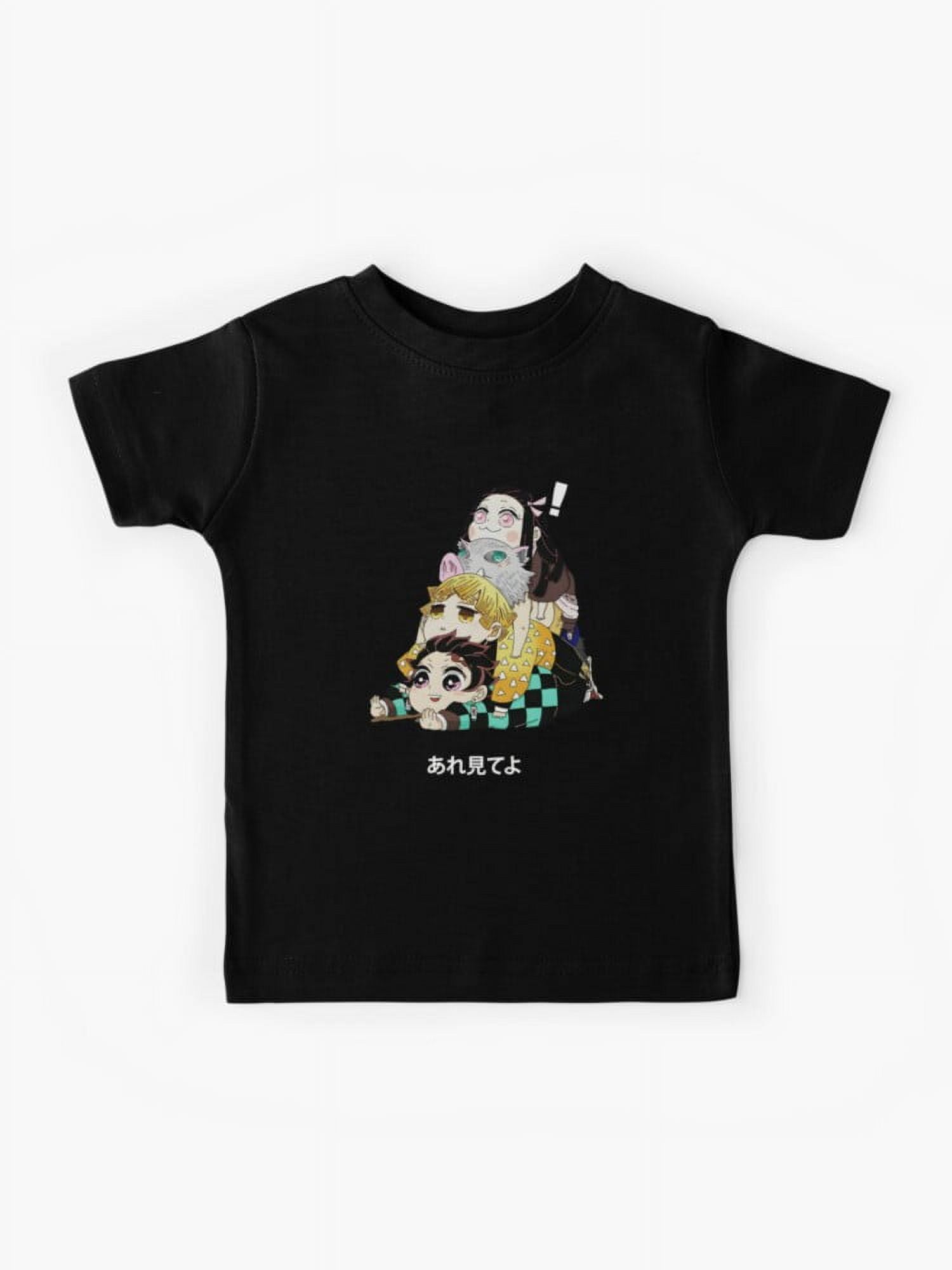 Nezuko and friends chibi Demon Slayer Kids T-Shirt - Walmart.com