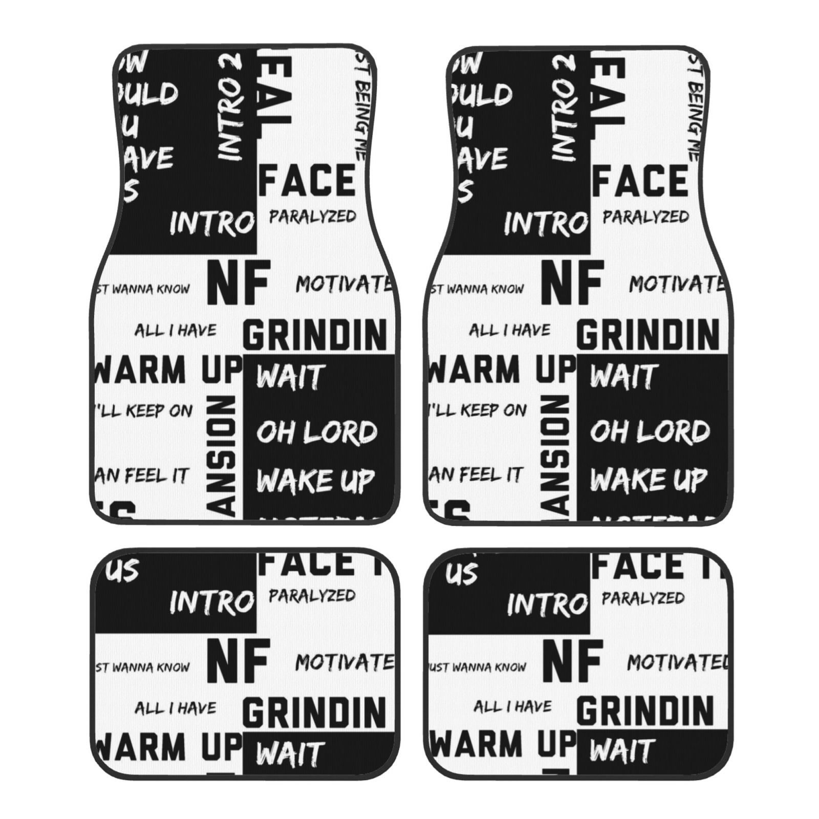 Nf American Rapper Car Front And Rear Floor Mats, Car Mats, Complete ...