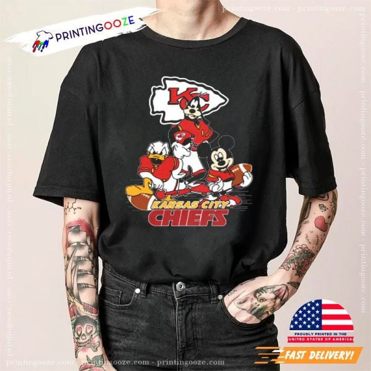 Nfl Kansas City Chiefs Disney Team Football Shirt - Walmart.com