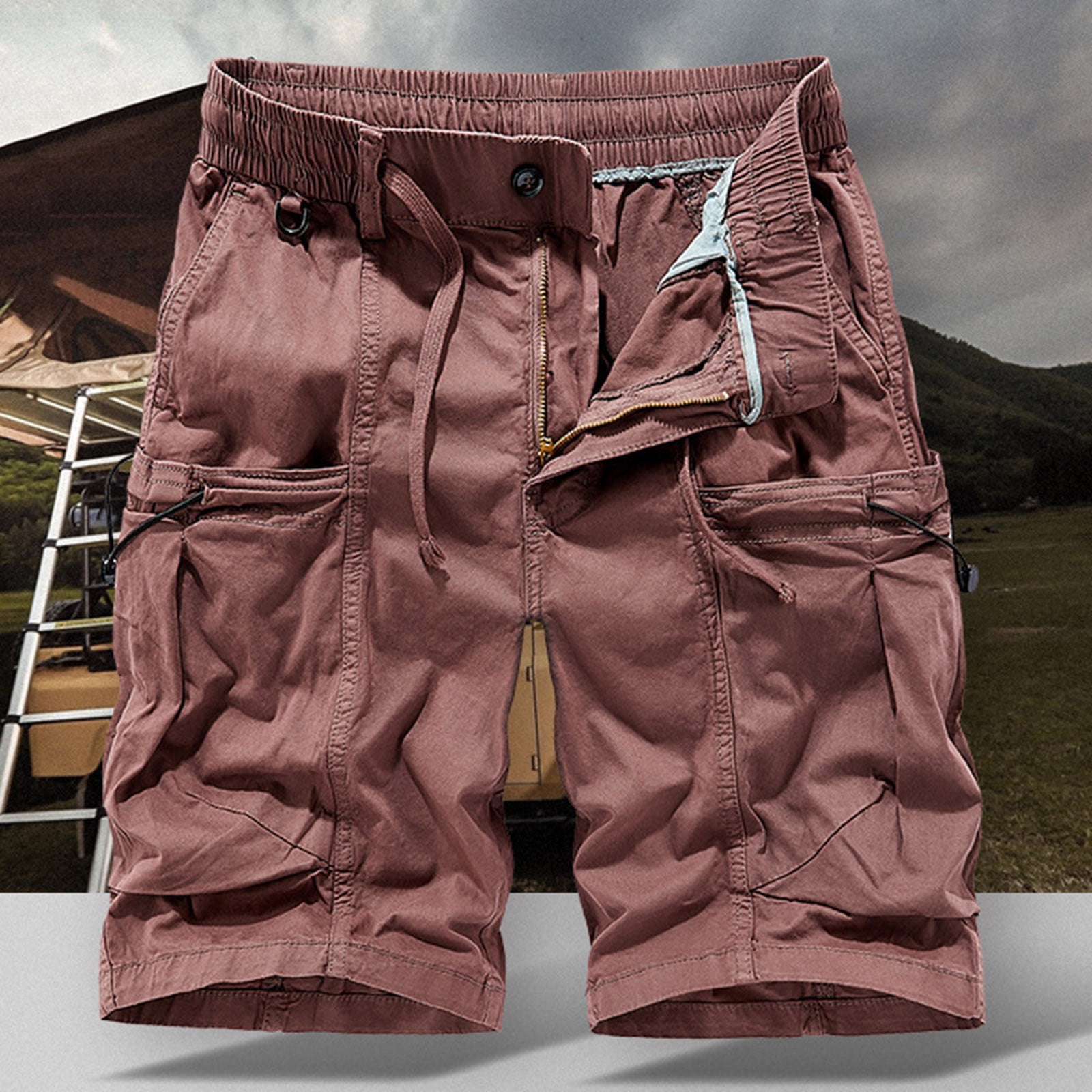 Nfurl Men's Cargo Shorts with Multi Pockets Summer Tactical Work Shorts ...
