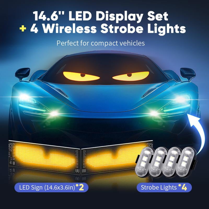 Nfutreon Eyes For Car windshield, FathersDayGift, Devil eyes For ...