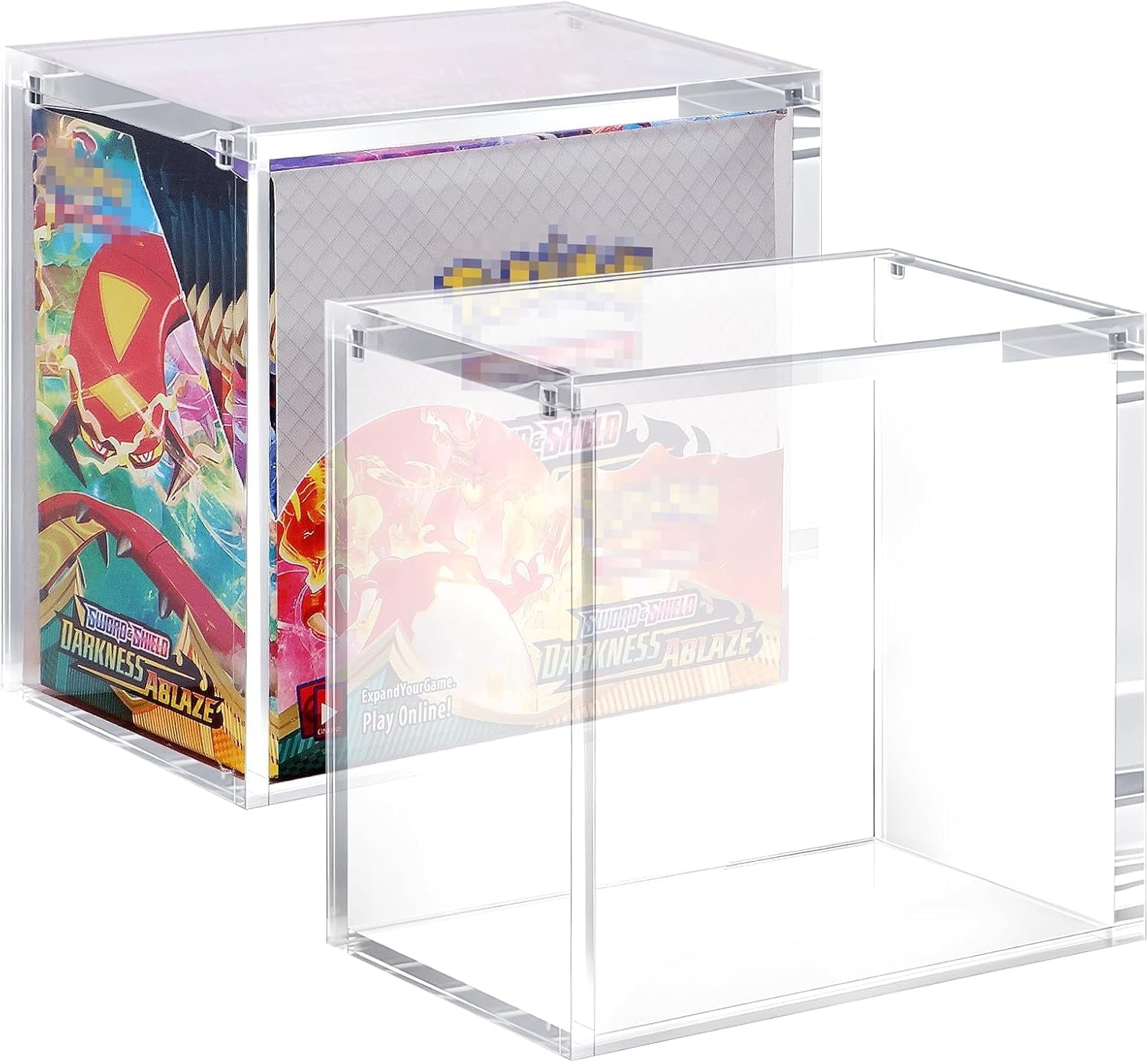Ngadrk Acrylic Display Case, ETB Protector Case, Booster Box Acrylic ...