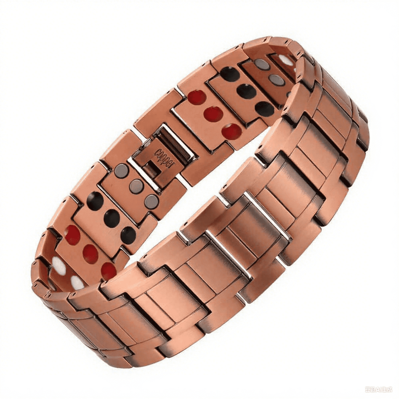 Ngardk Copper Magnetic Bracelet for Men, 3X Strength 99.99% Solid ...