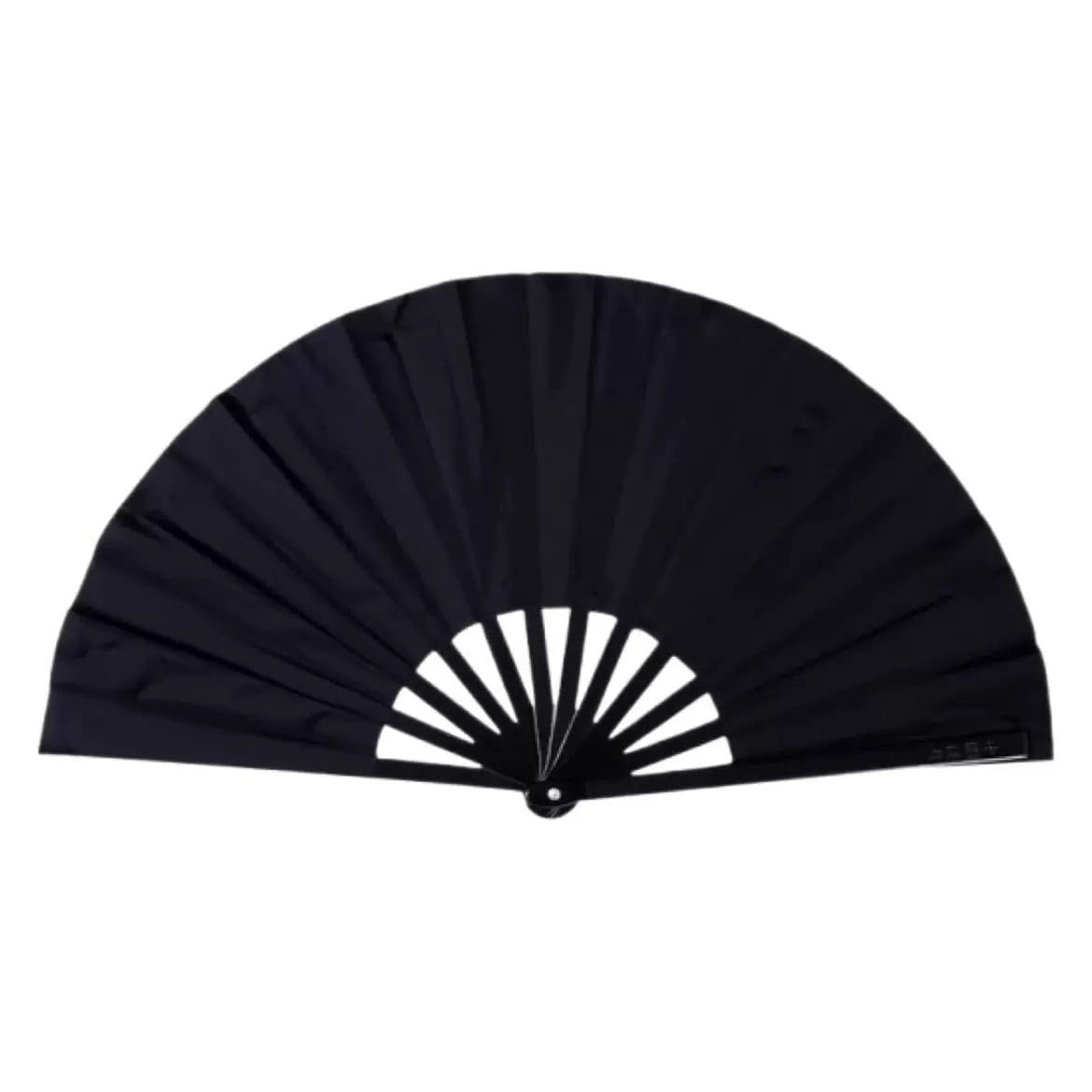 Ngardk Fans for Line Dancing, Folding Hand Popping Rave Black 1-Pack ...