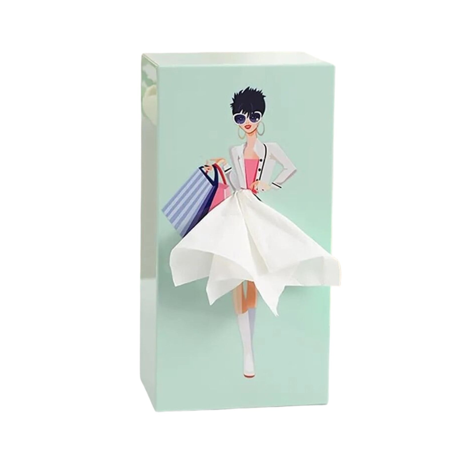 Ngheia Avocado in Tissue Box, Lady Funny Skirt Tissue Box Fun Tissue ...