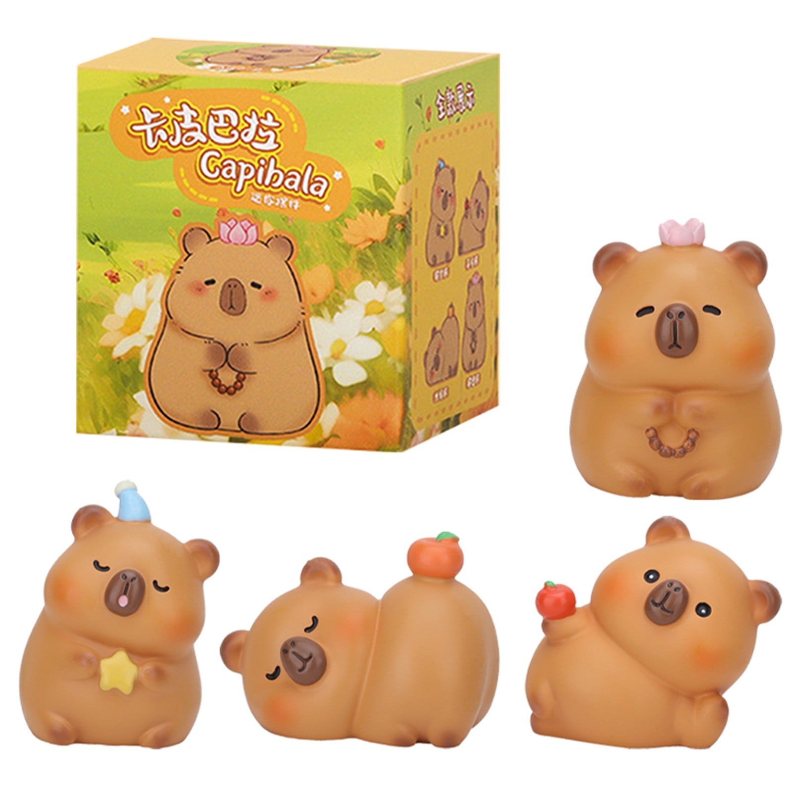 Ngheia New Arrival! Mini Resin Capybara Miniature Capybara Figures ...