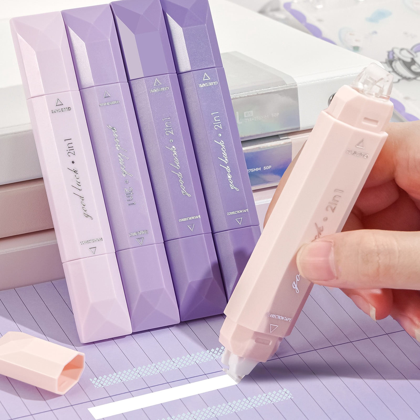 Ngheia New Double Tape Pens Double Tape Roller Double Ded Glue Pen ...