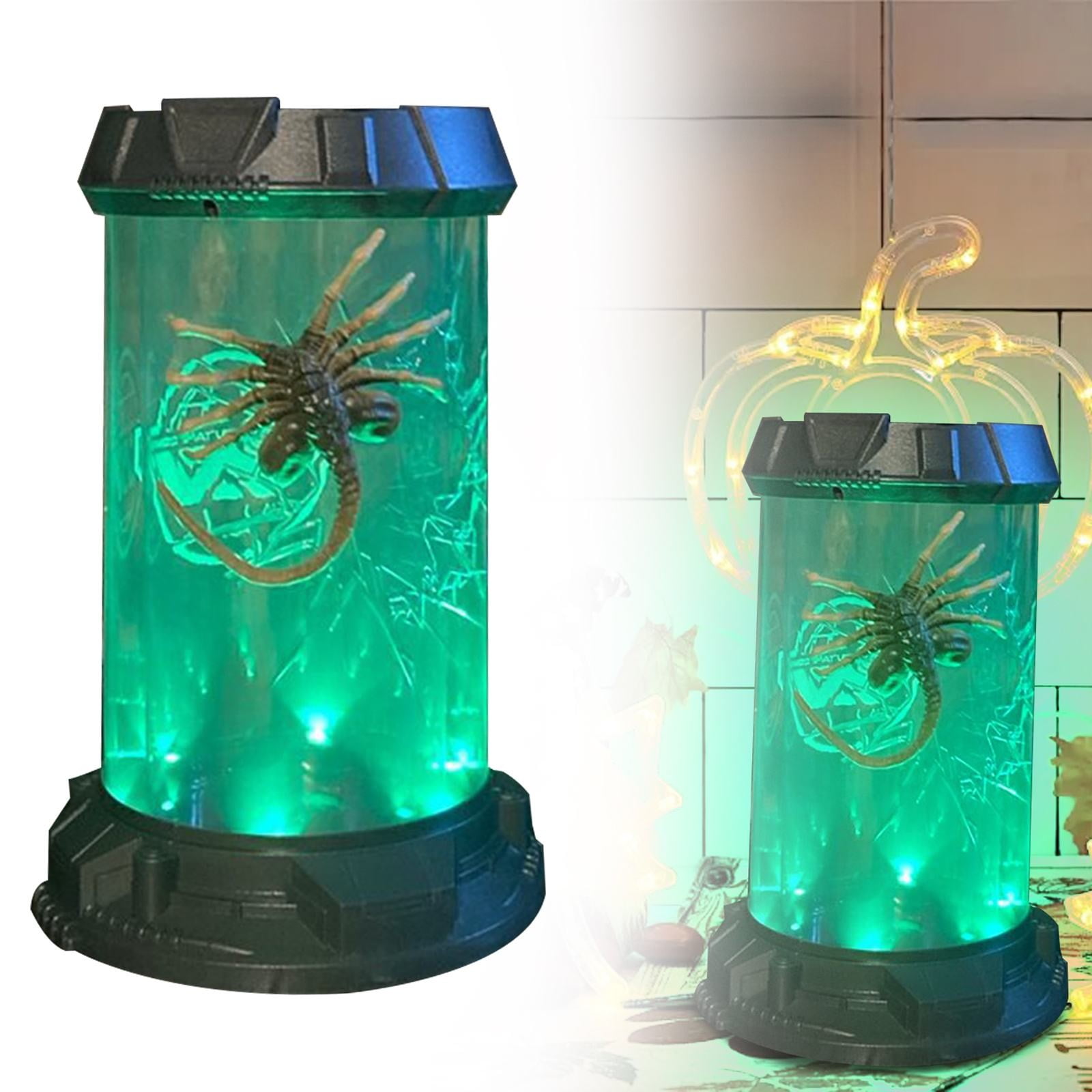 Ngheia Popcorn Bucket, Led Lighted Alien Gothic Popcorn Bucket Home ...