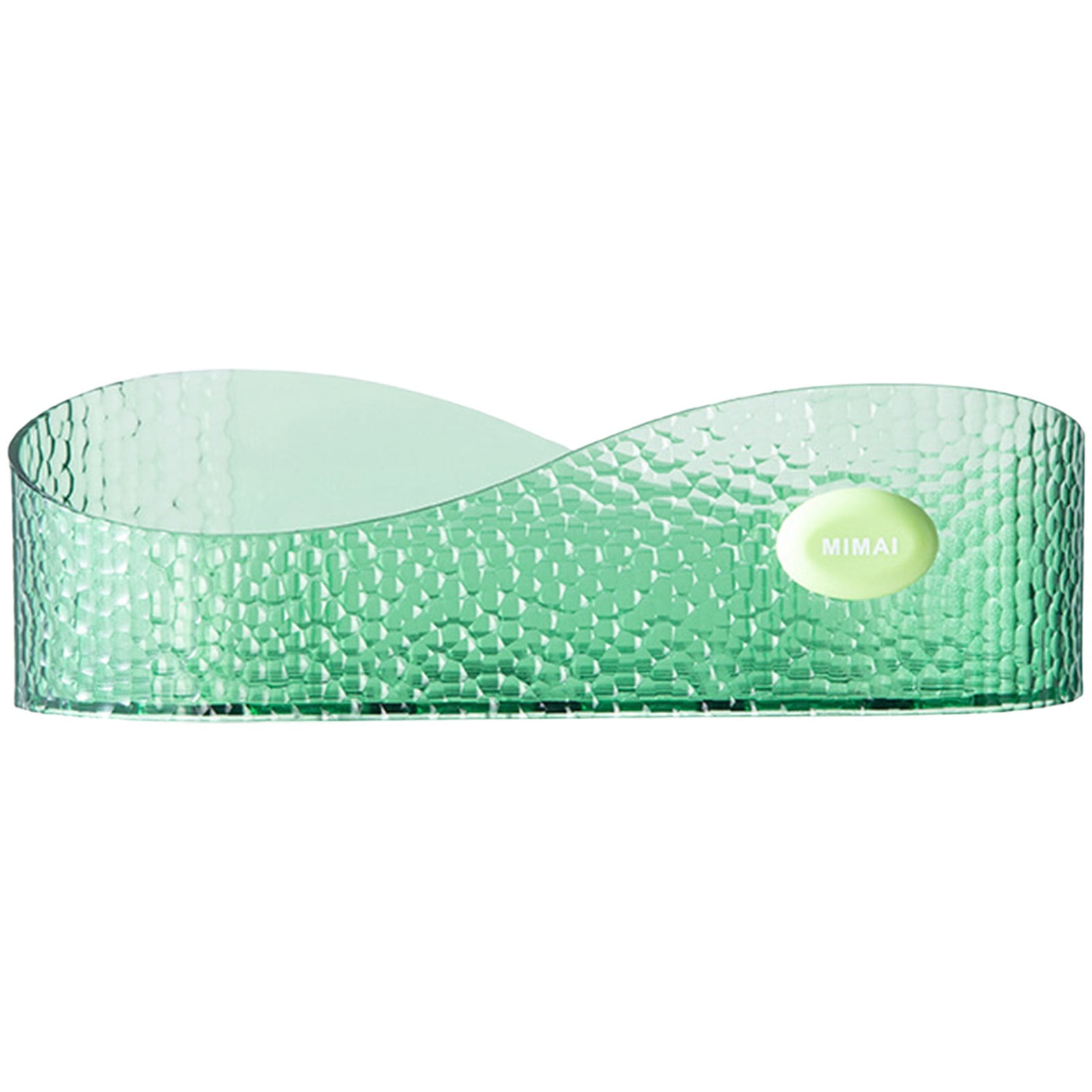 Ngheia Punch-Free Hammer Pattern Storage Rack Green, Wall Mounted ...