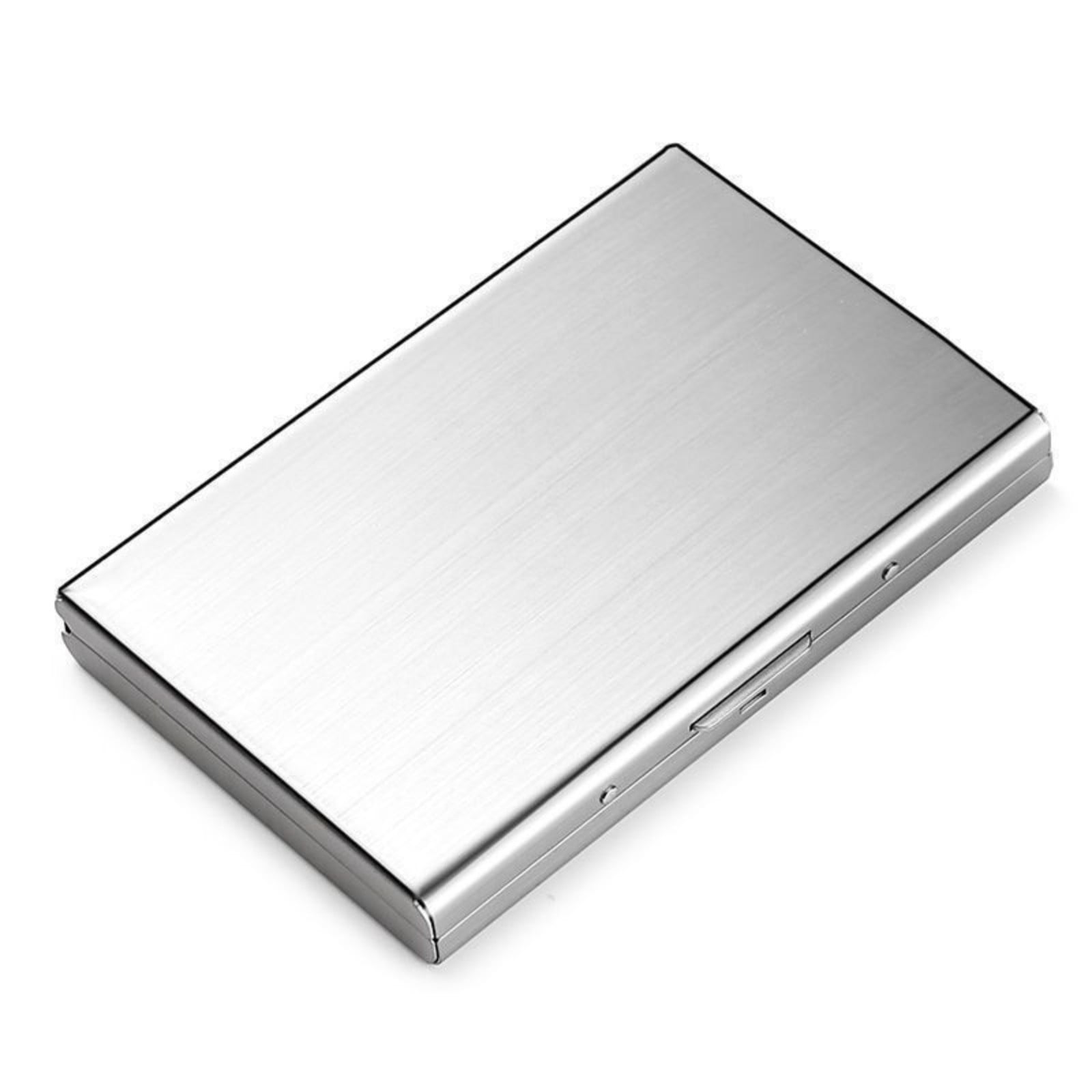 Ngheia Silver 6 Card Slots - Metal Credit Card Holder, RFID Blocking ...