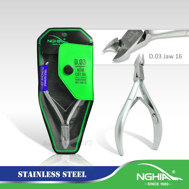 Nghia Stainless Steel Cuticle Nippers D-03 16 Jaw - Walmart.com Nghia Stainless Steel Cuticle Nippers D-03 16 Jaw - Walmart.com