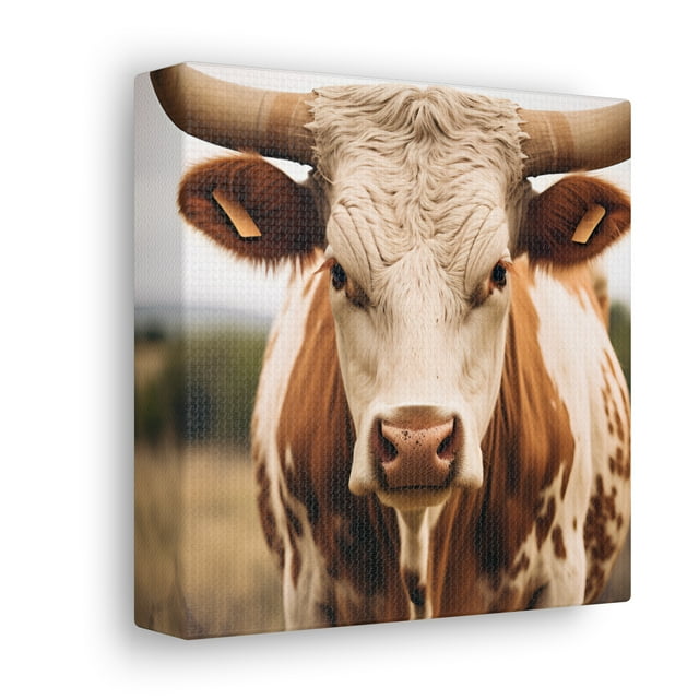 Nguni Cow Canvas Painting Print Painted Cow Canvas Wall Art - Walmart.com