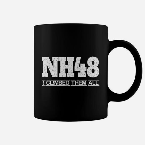 Nh48 I Climbed Them All Hiking Coffee Mug - Walmart.com