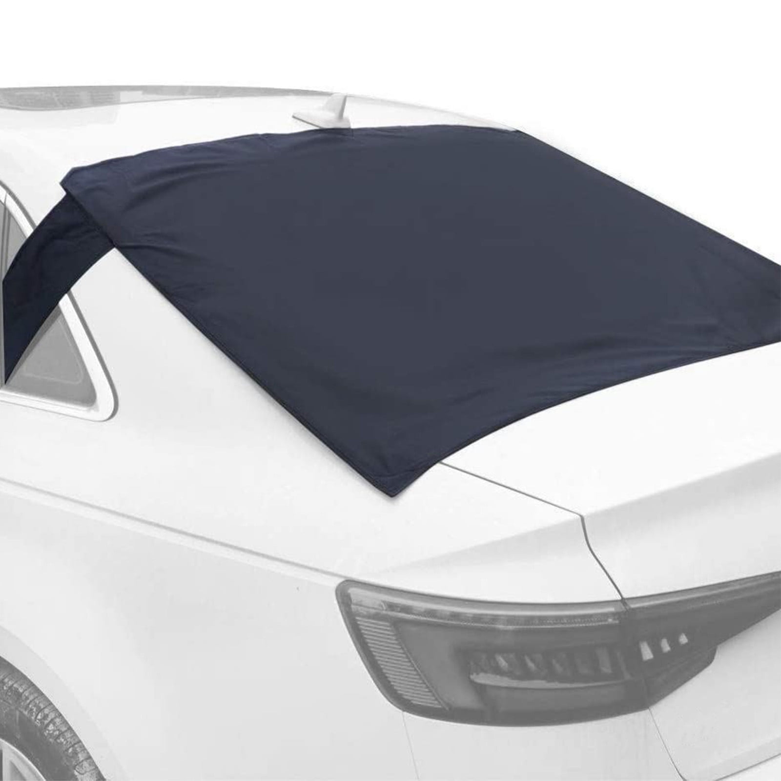 Nhthy Black Oxford Rear Windshield Snow Cover with Magnets， All-Weather ...