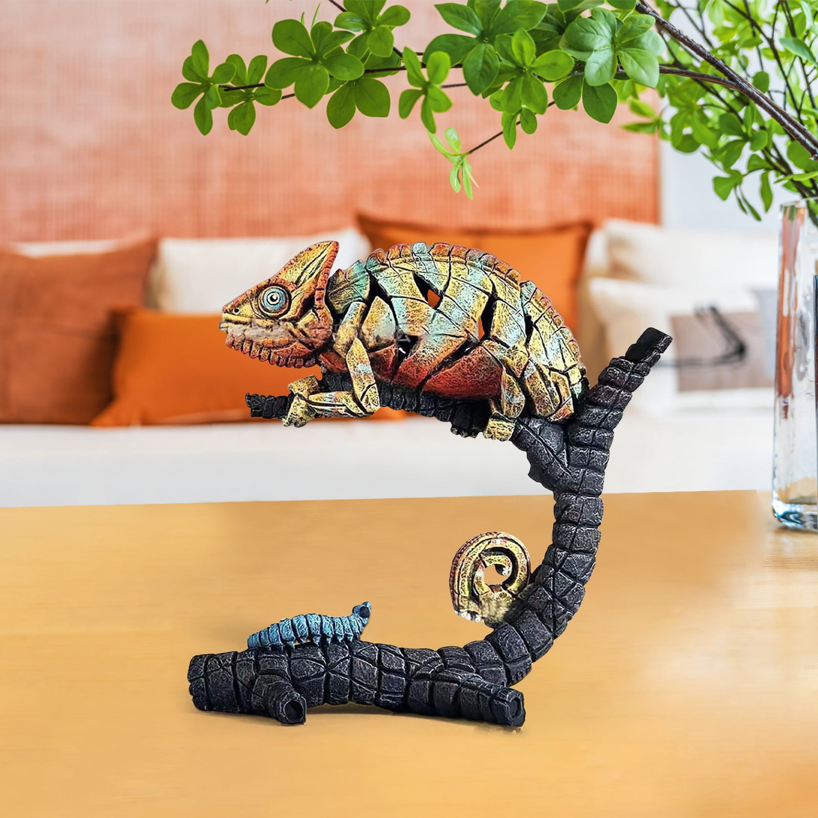 Nhthy Contemporary Animal Sculpture Collection, Lifelike Animal Models for Home Decor, Unique ...