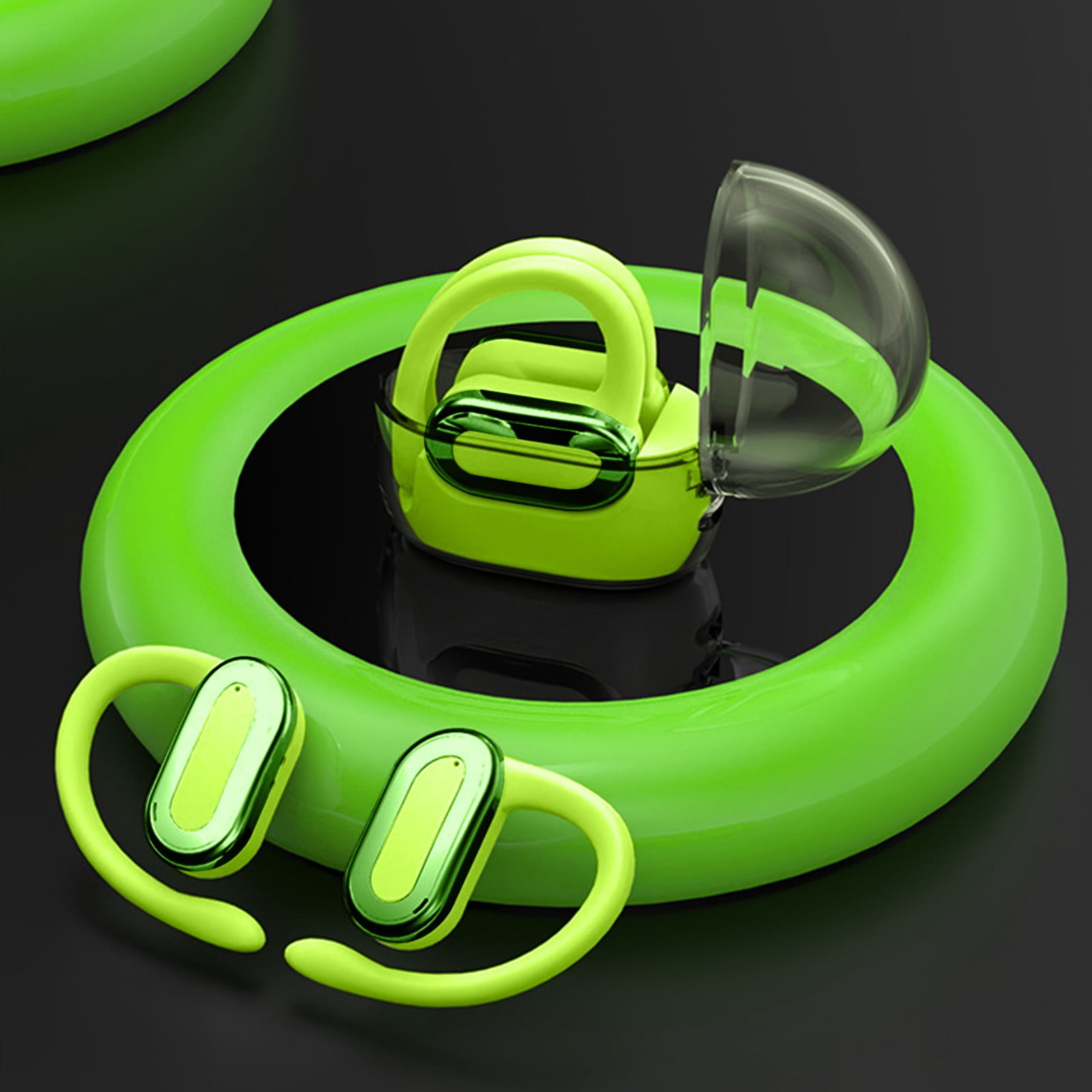 Nhthy High-Capacity Bluetooth Earbuds with Non-In-Ear Design, Wireless ...