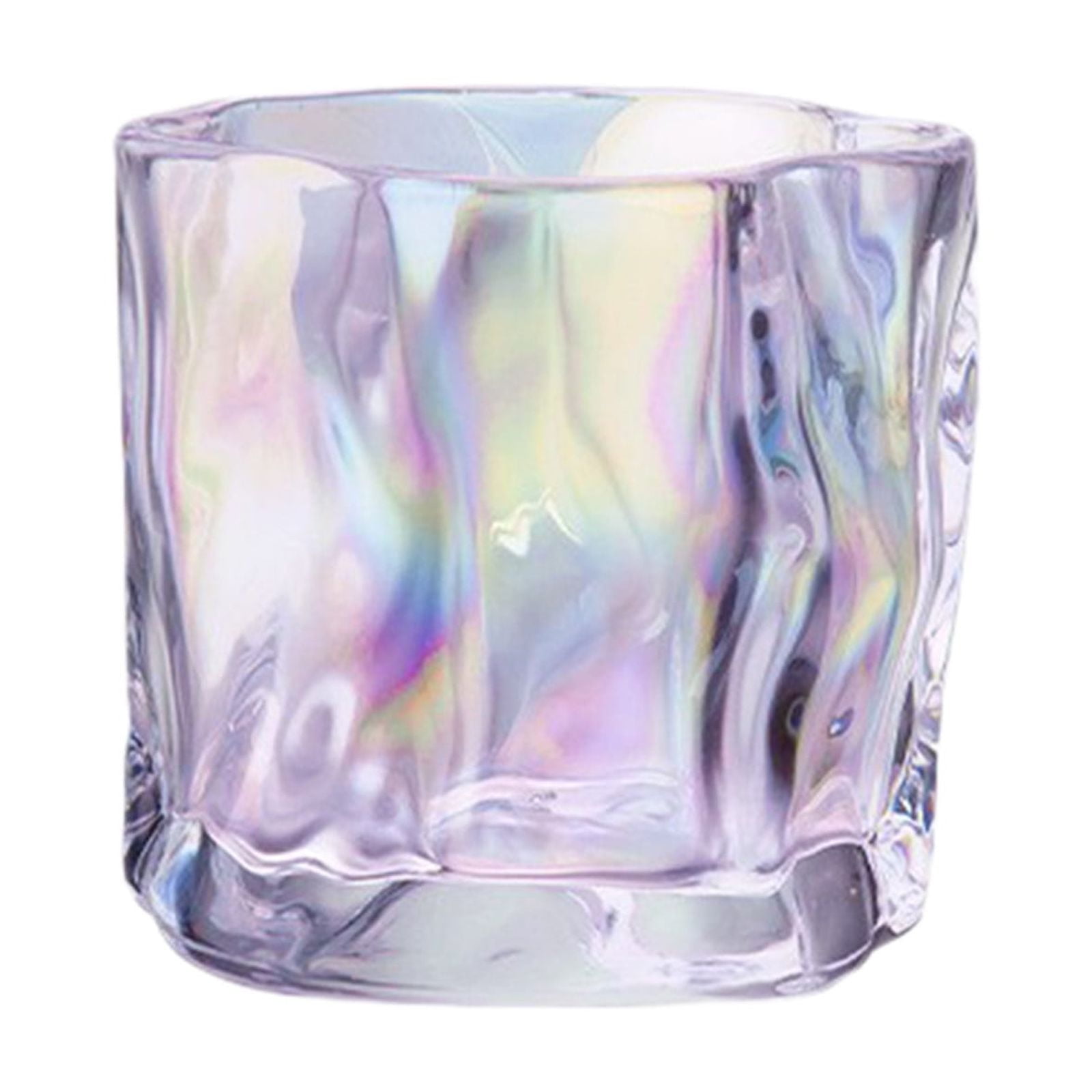 Nhthy Home Bar Art Glass, Irregular Whiskey Glass, Gold, Multicolor ...