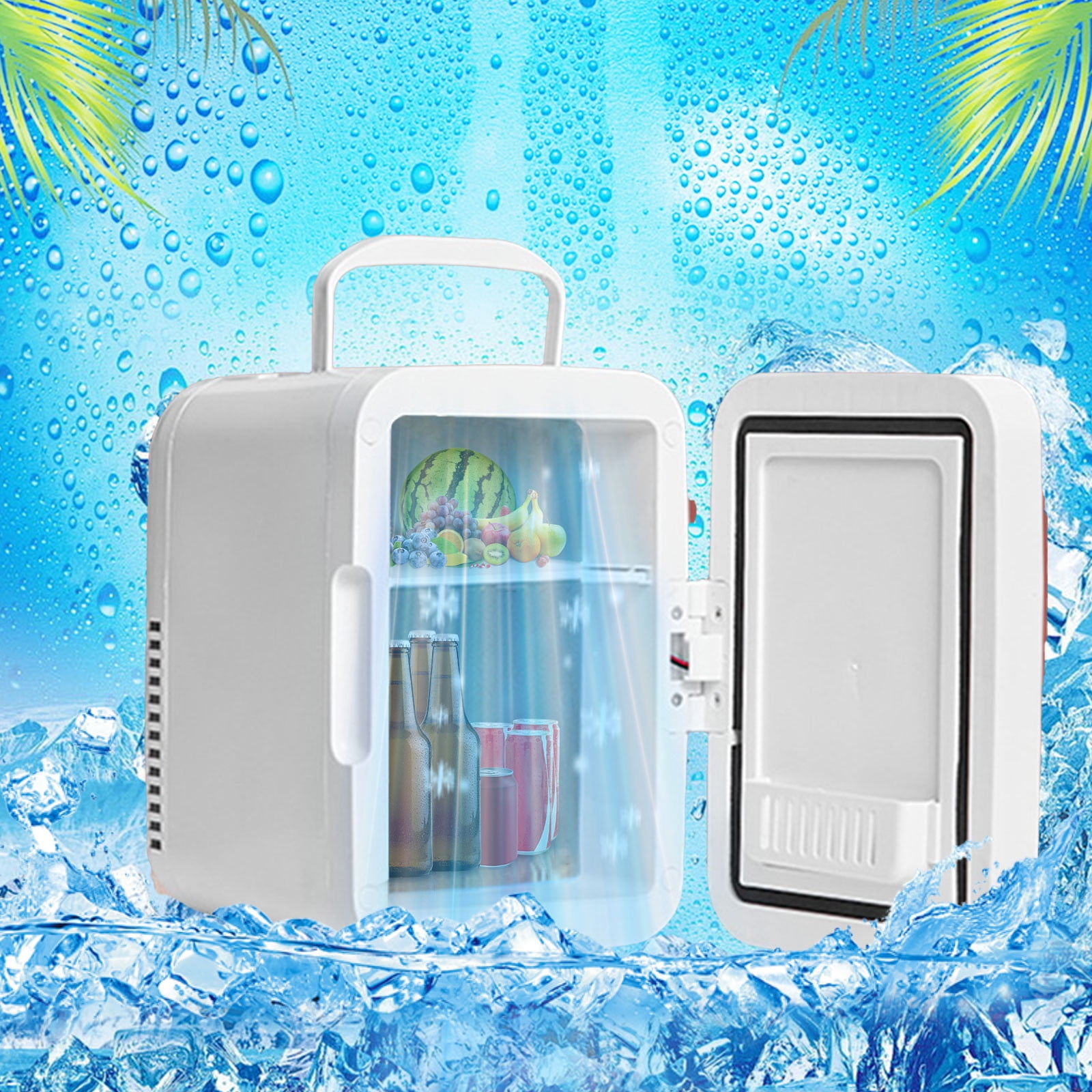 Nhthy Mini Refrigerator 4L Quiet Heating Freezing Portable Compact ...