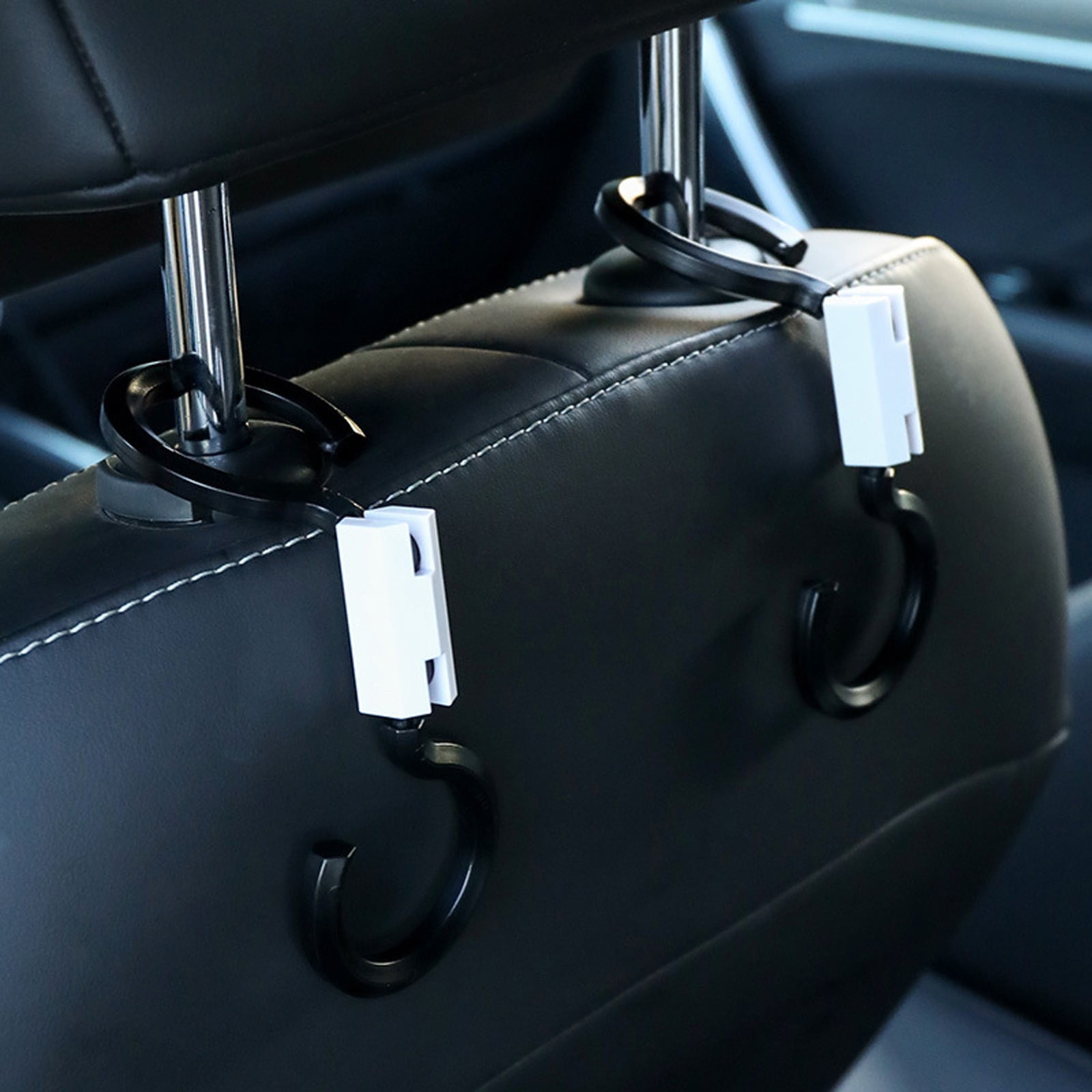 Nhthy Multifunctional Car Hooks for Seat, Headrest, Pram & Wardrobe ...