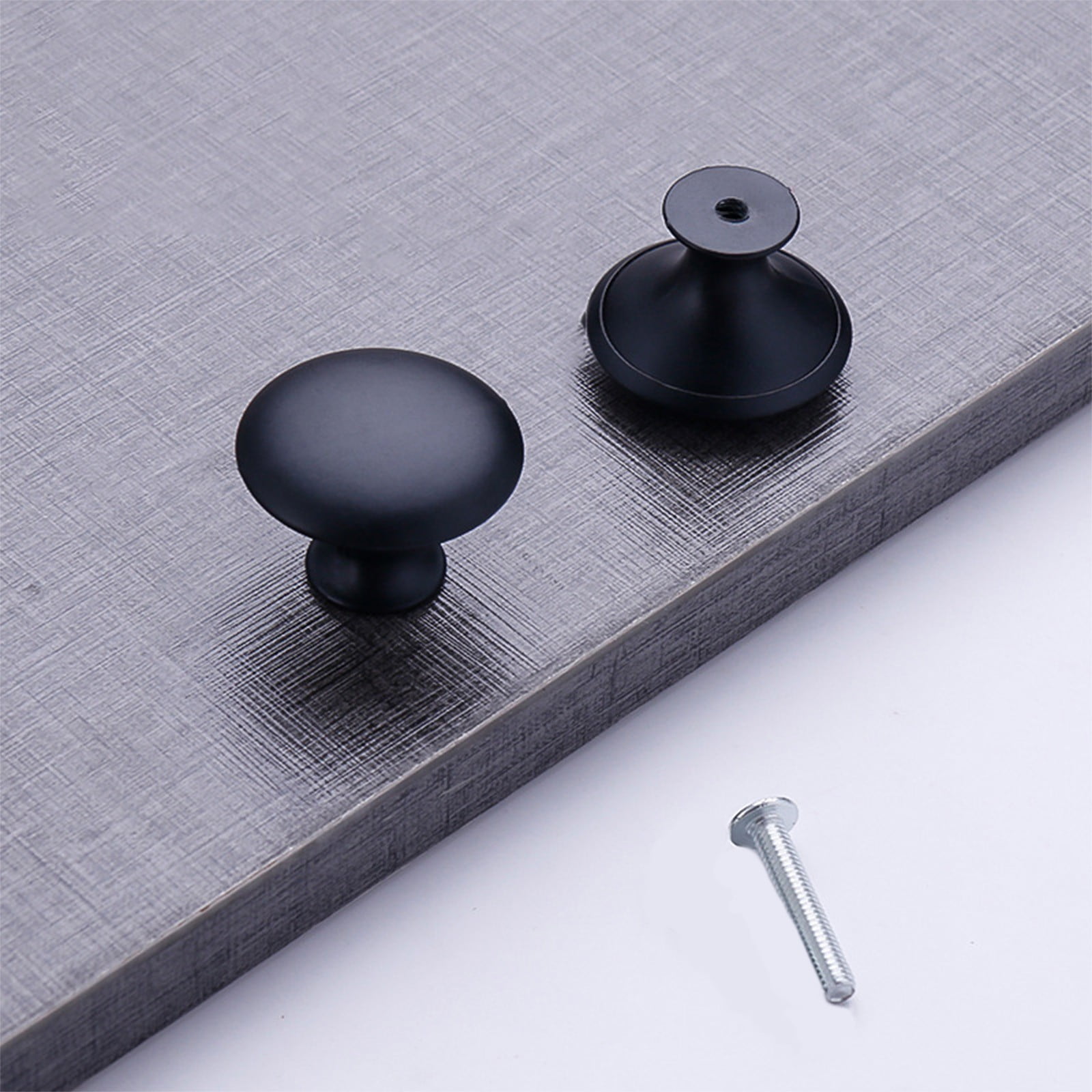 Nhthy Single Hole Cabinet Knobs for Kitchen Cupboards, Stainless Steel ...