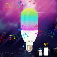BFF Products Bluetooth Speaker Light Bulb Smart LED RGB Color Changing ...