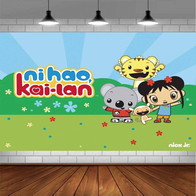 Ni Hao, Kai Lan Backdrop Banner Party Supplies Poster Movie Theme ...