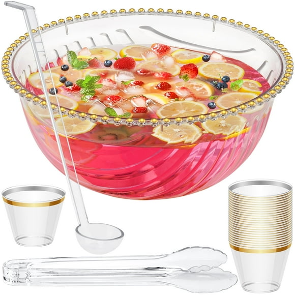 Clear Plastic Punch Bowl