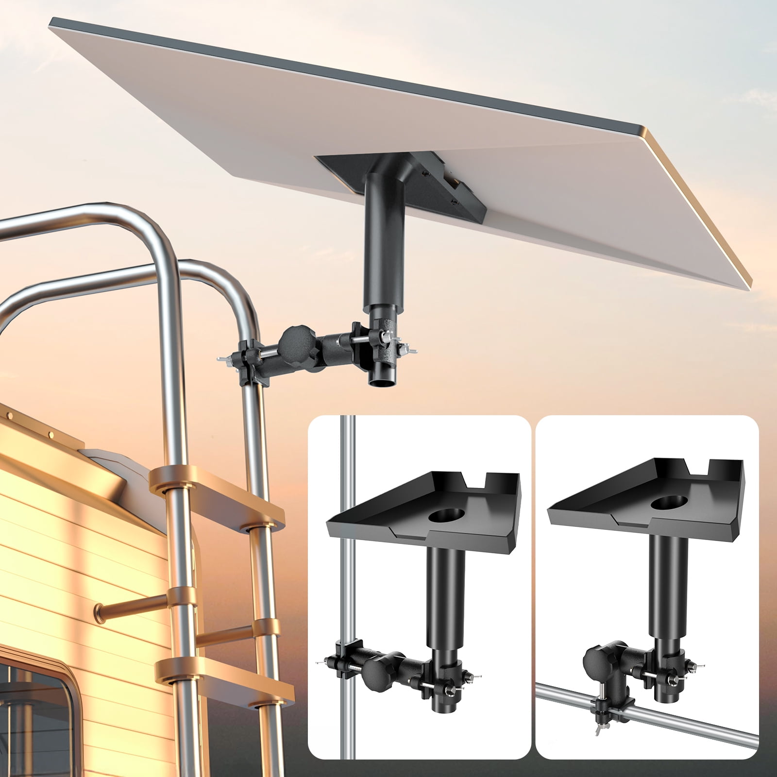 NiHome RV Mounting Kit for Starlink Gen 3, Adjustable 360° Rotating ...