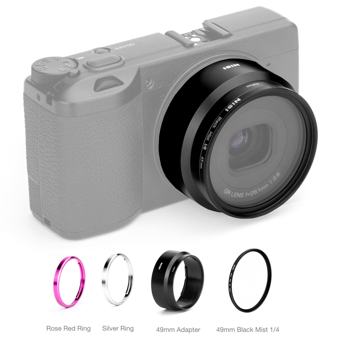 NiSi Black Mist Filter Kit for Ricoh GR3x - Walmart.com