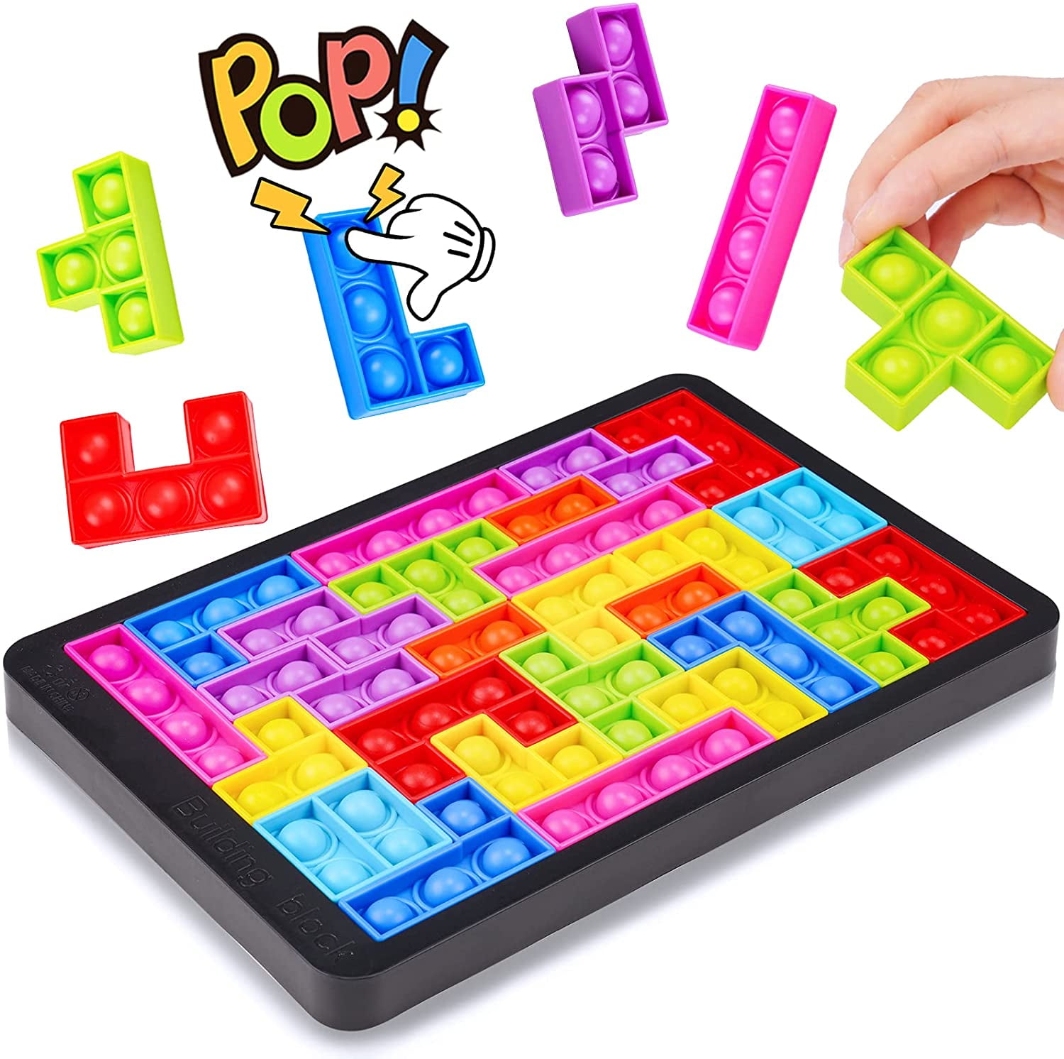 NiToy 3D Silicone Jigsaw Puzzle Push Pop Bubble Fidget Sensory Toy ...