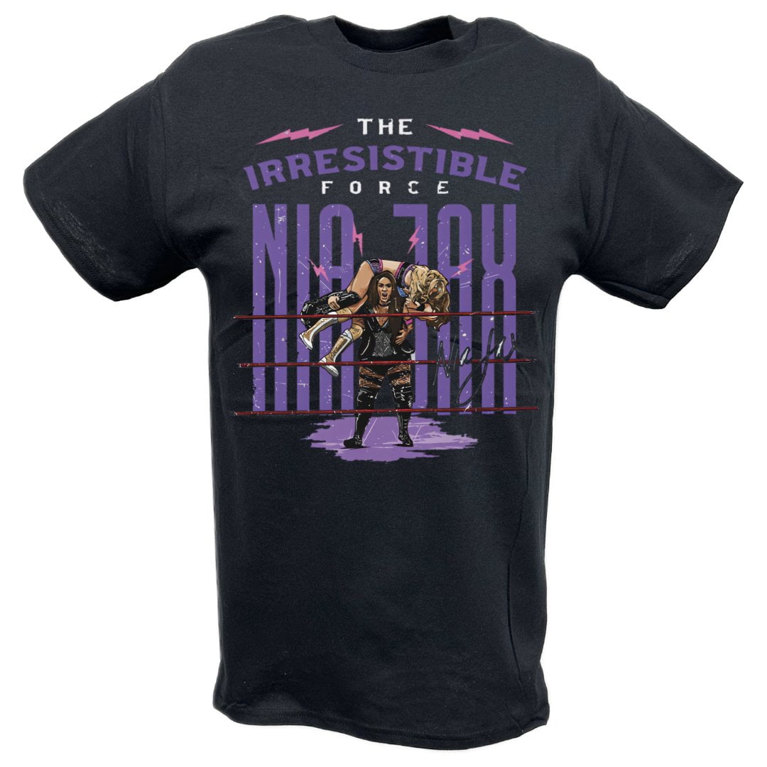 Nia Jax Irresistible Force Black T-shirt - Walmart.com