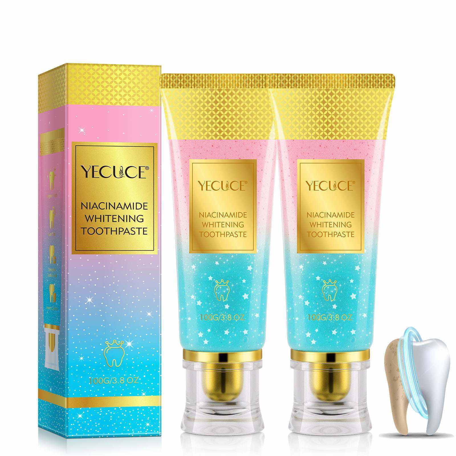 Niacinamide Intensive Whitening Toothpaste with Natural Gentle Care ...