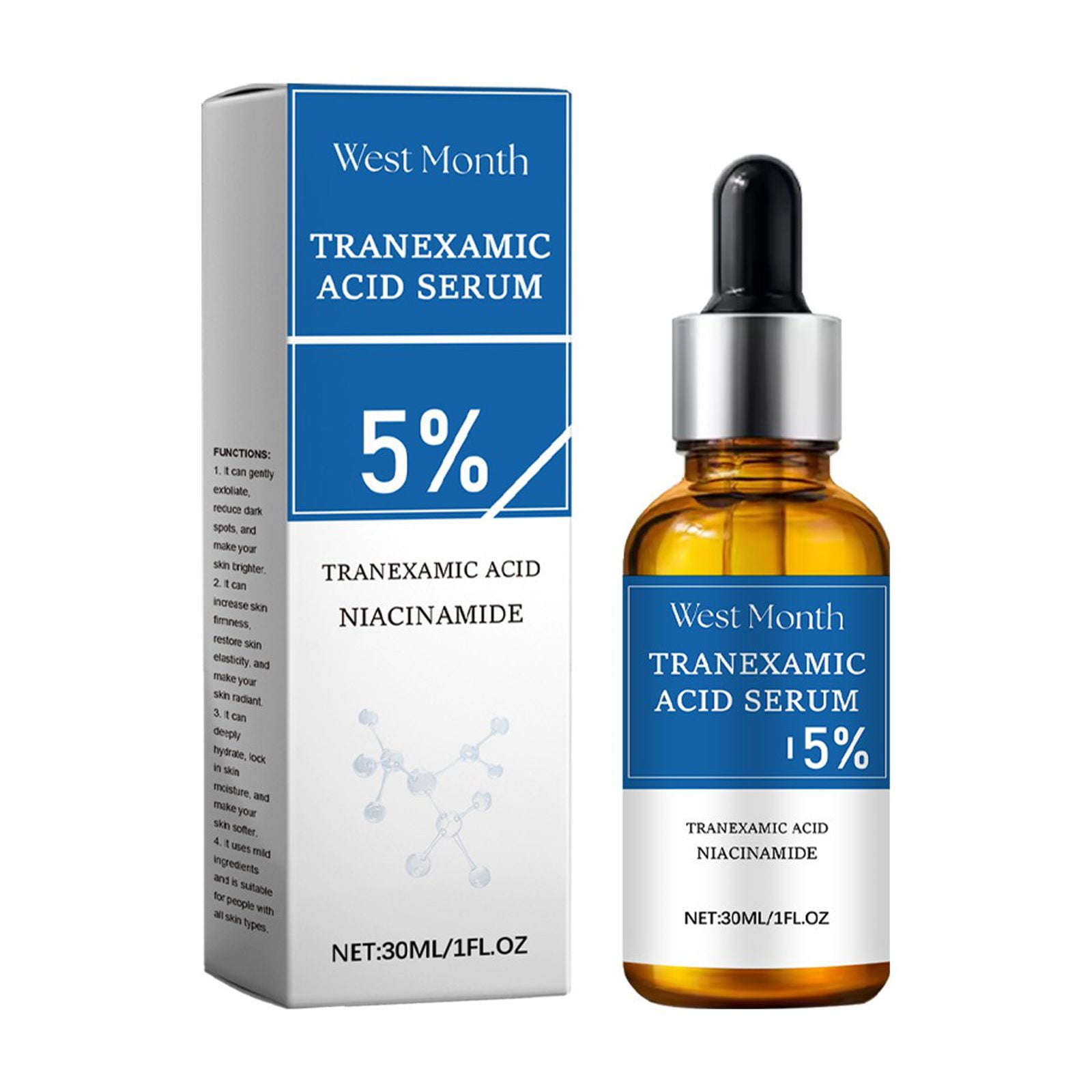 Niacinamide Serum,5% Niacinamide Facial Serum for Acne,Tone,Texture,Brightening and Hydrating ...