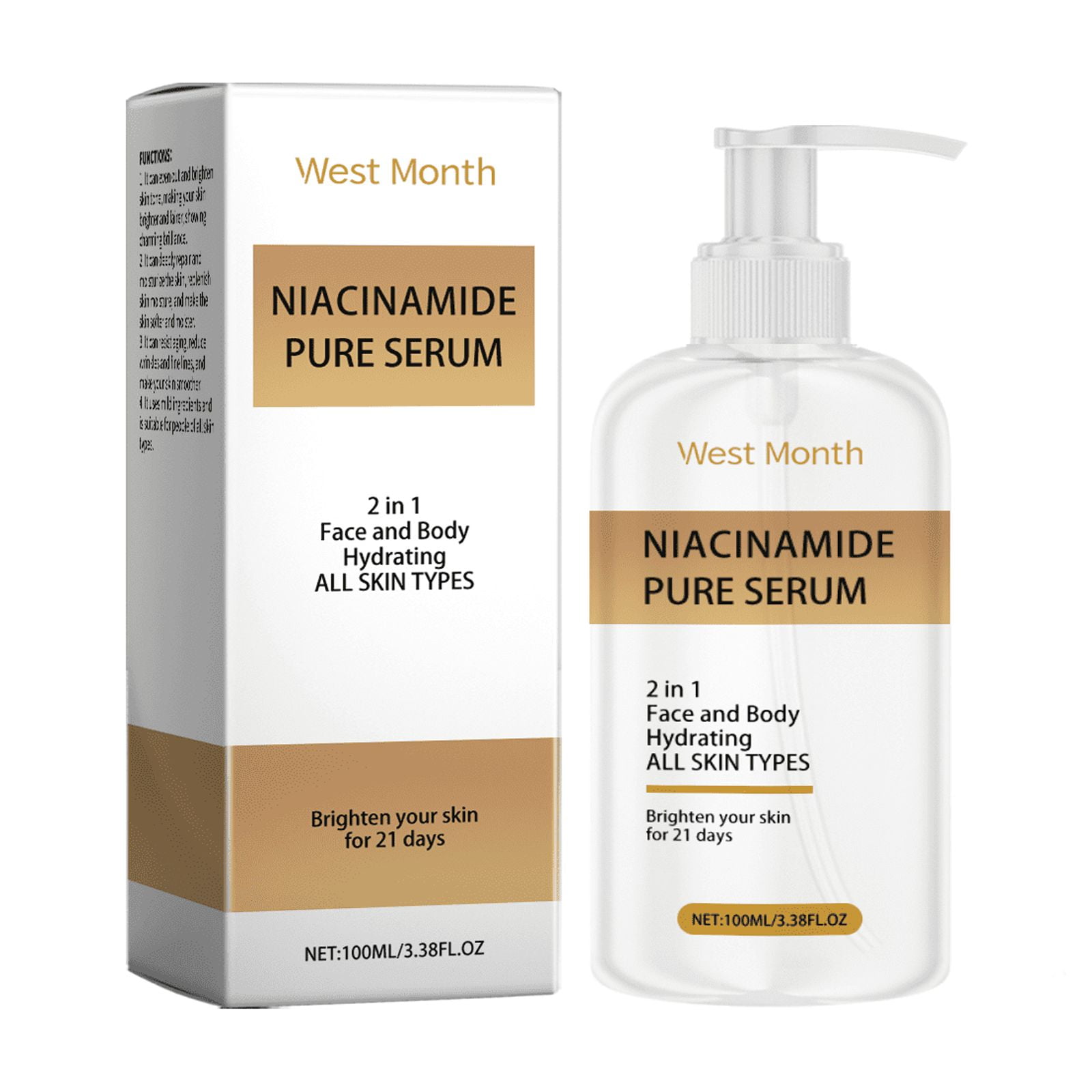 Niacinamide Serum, Hydrating, brightening and nourishing facial skin ...