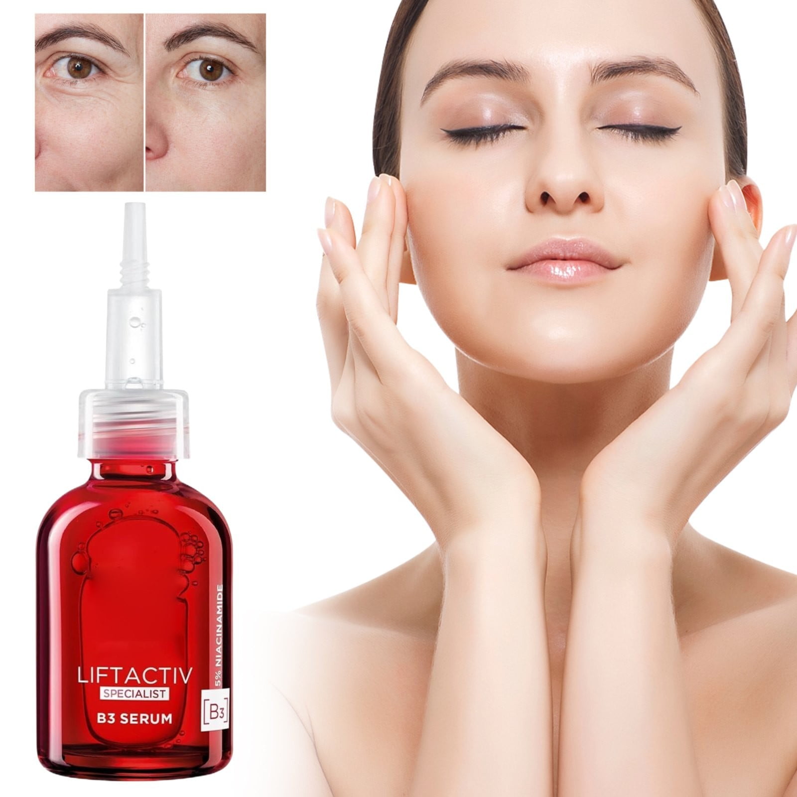 Niacinamide Serum,Vich LiftActiv B3 Serum 5% Niacinamide + Glycolic ...