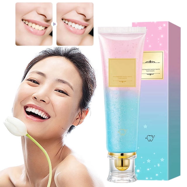 Niacinamide Whitening Toothpaste, Intensive Stain Removal, Fluoride-Free, Gentle Mint, Enamel ...