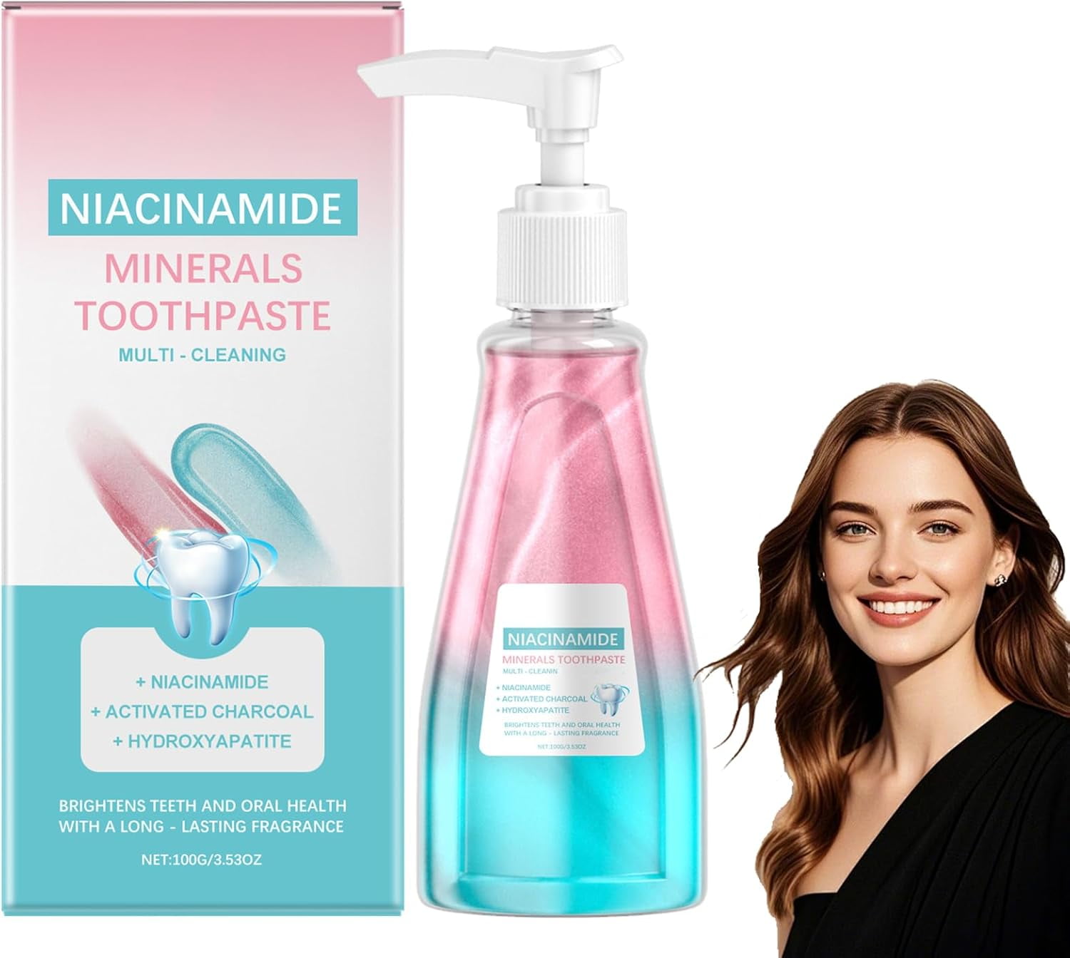 Niacinamide Whitening Toothpaste,Niacinamide Intensive Toothpaste,Fresh ...