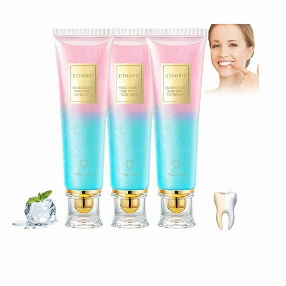 Niacinamide Whitening Toothpaste, Niacinamide Intensive Whitening Toothpaste with Natural Gentle ...