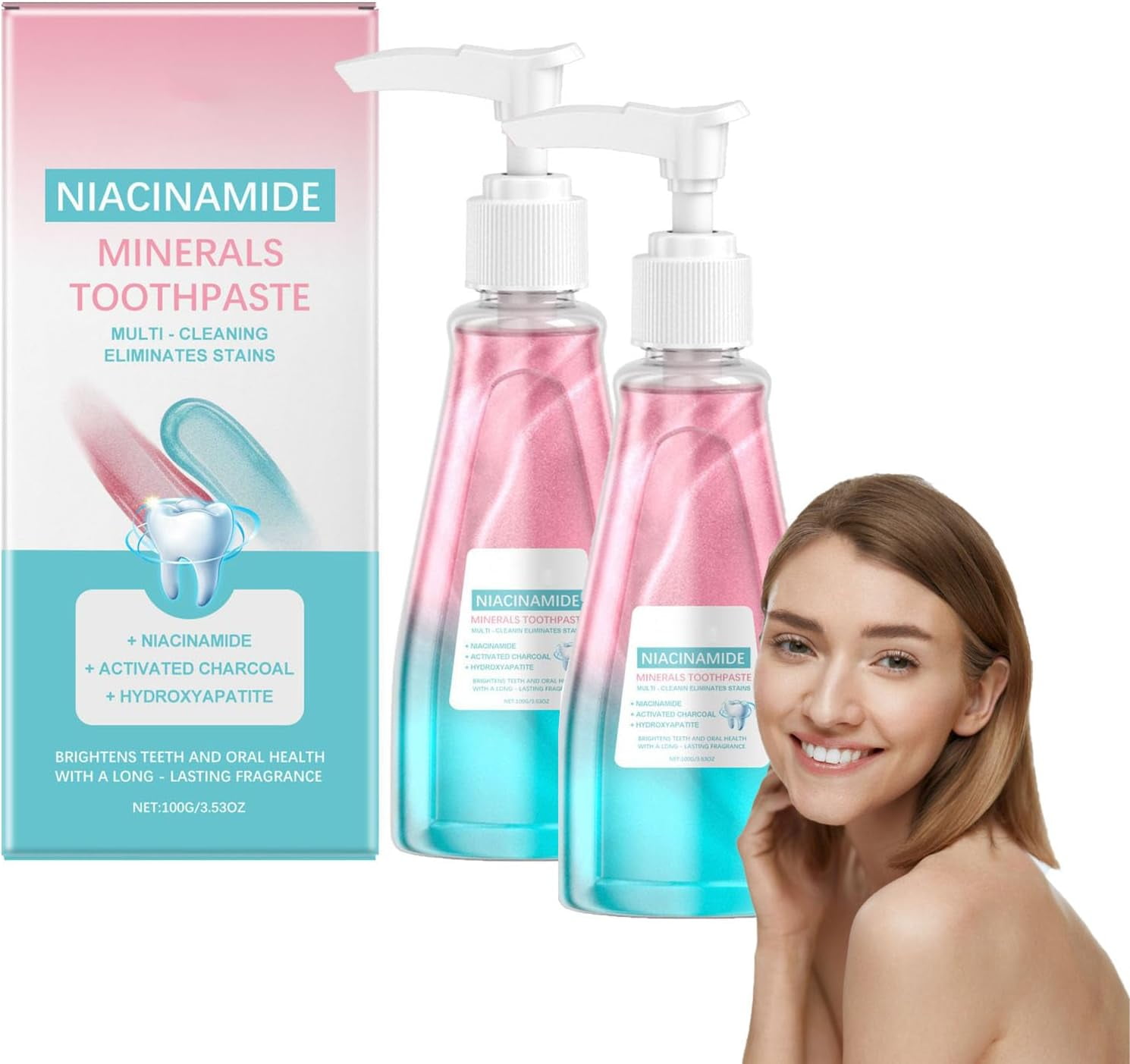 Niacinamide Whitening Toothpaste - Niacinamide Intensive Whitening ...